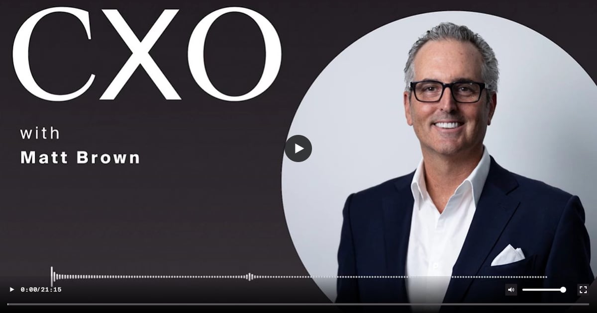 CXO: CAIS. From Napkin to Unicorn Ft. Matt Brown