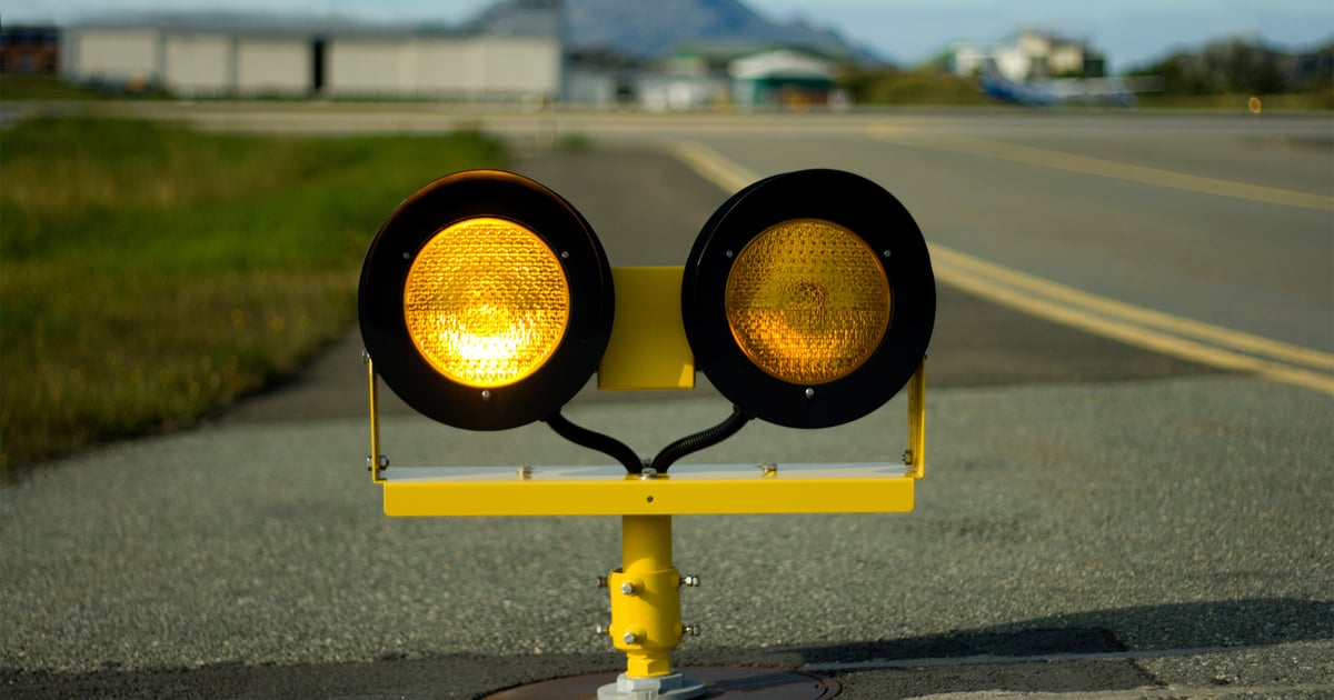 Flashing Yellow Signs