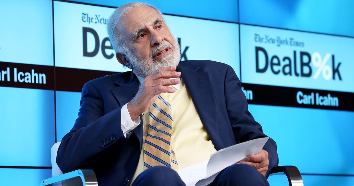 Icahn Named Special Trump Adviser to Roll Back Regulations