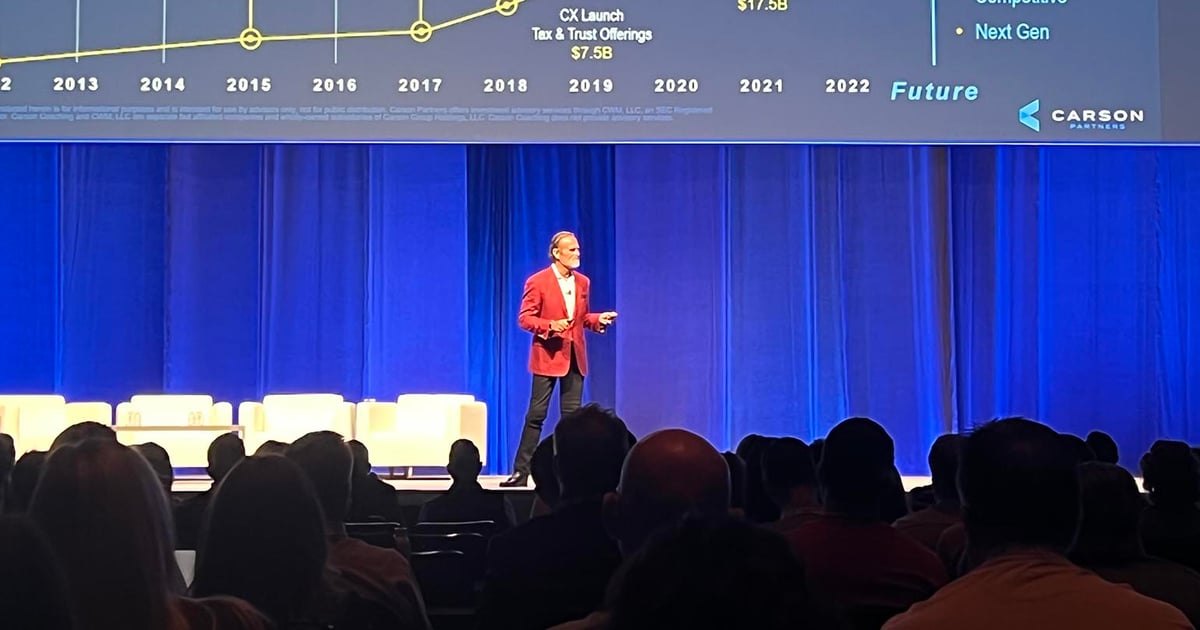 Ron Carson: ‘If It’s Not Broken, Break It’