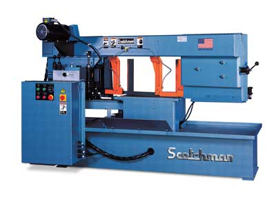 Swing head band saw