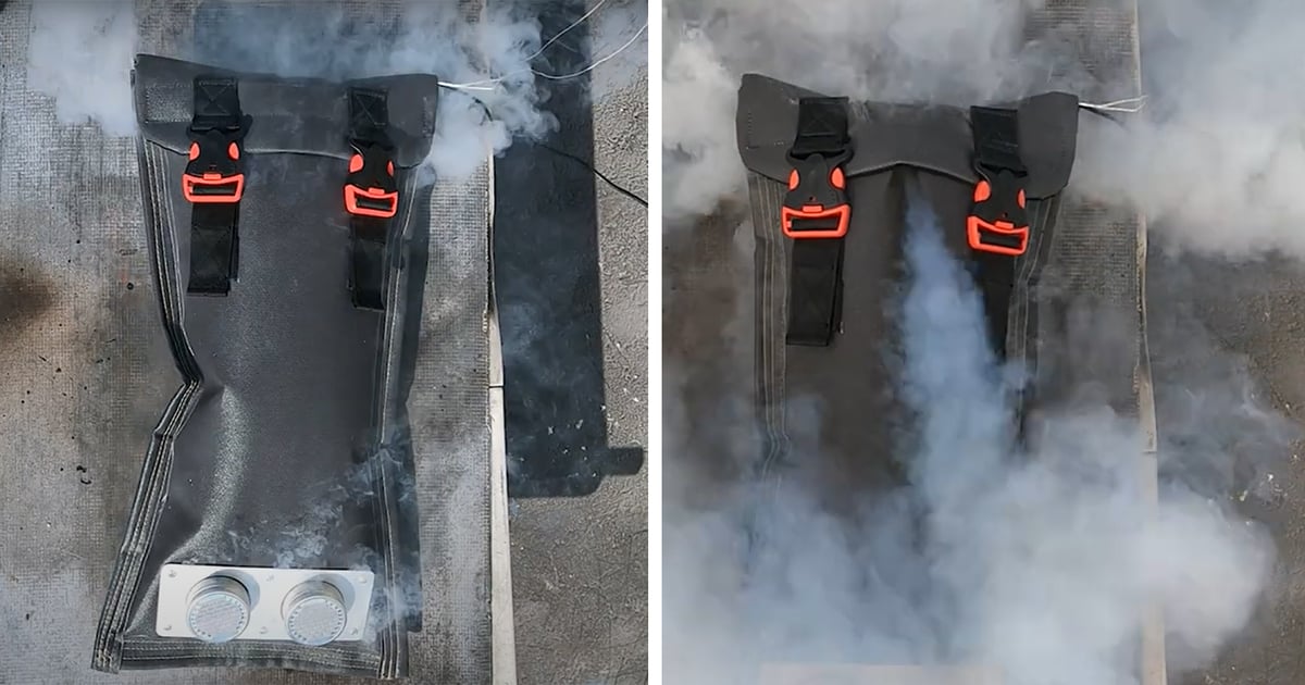 Watch This Battery Sleeve Safely Contain an eBike Battery Fire