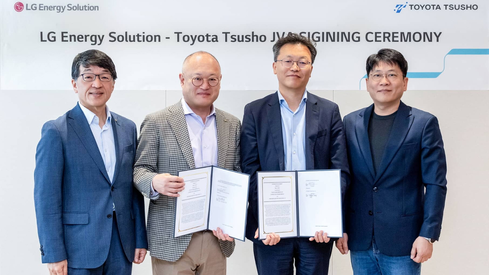 LG Energy Solution and Toyota Tsusho Form Battery Recycling Joint Venture