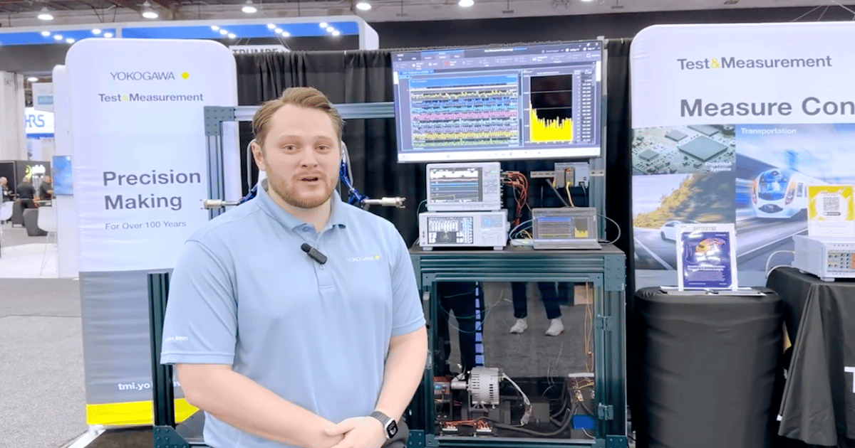 Yokogawa Demos EV Powertrain Testing Solutions