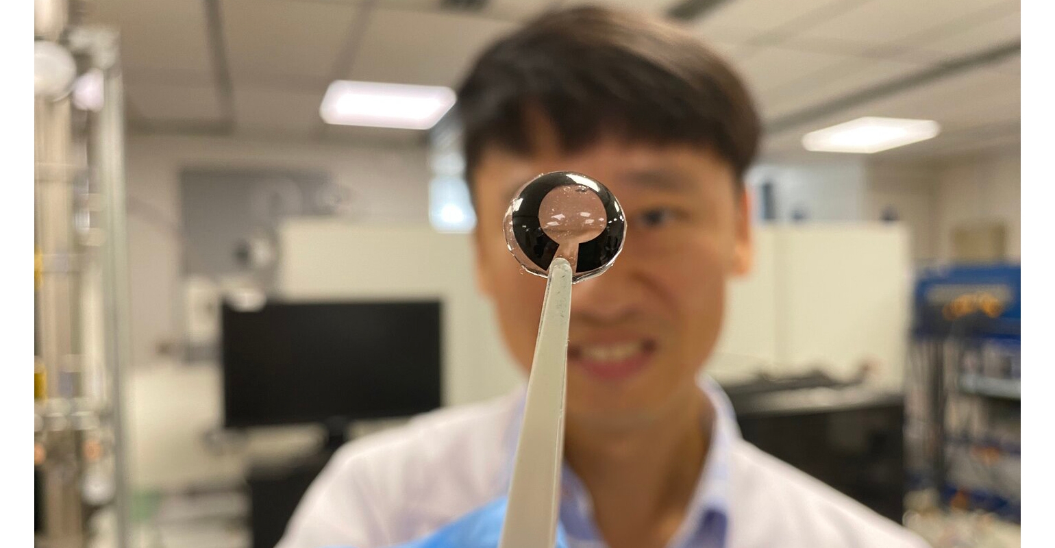 Micrometers-Thin Battery Is Charged by Saline Solution—or Tears