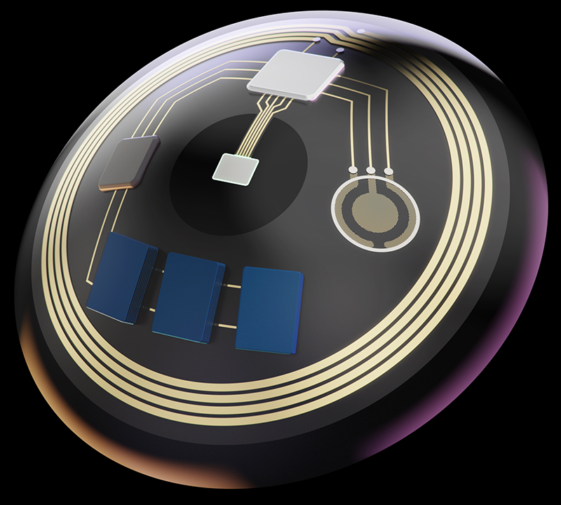 Smart Contact Lens Battery Race: Solid-State vs Tear Power