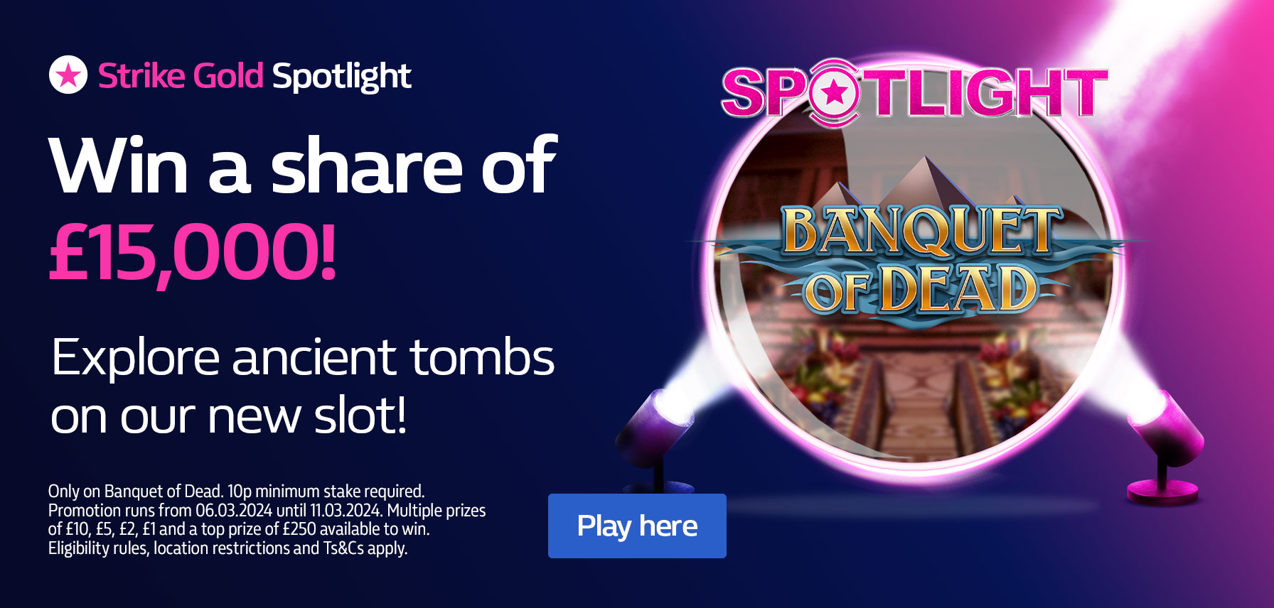 Play Cosmic Moon Link&Win Slot at William Hill