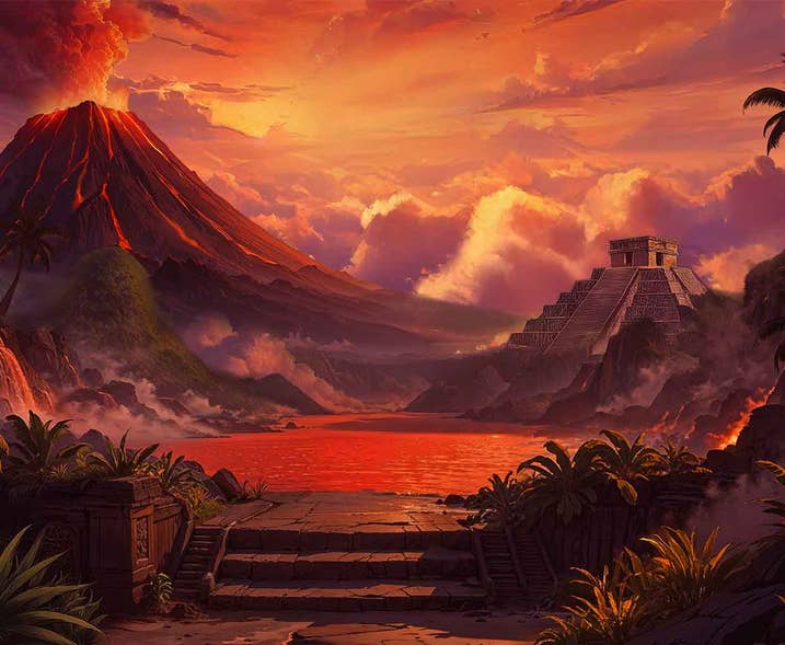 aztec background slot