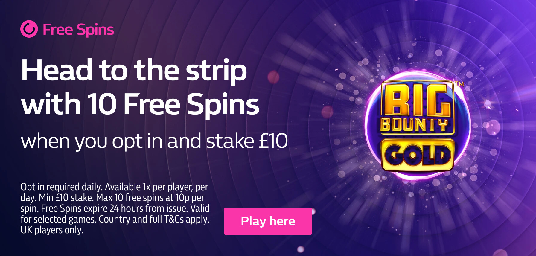 Play Gold Cash Big Spins Slot at William Hill