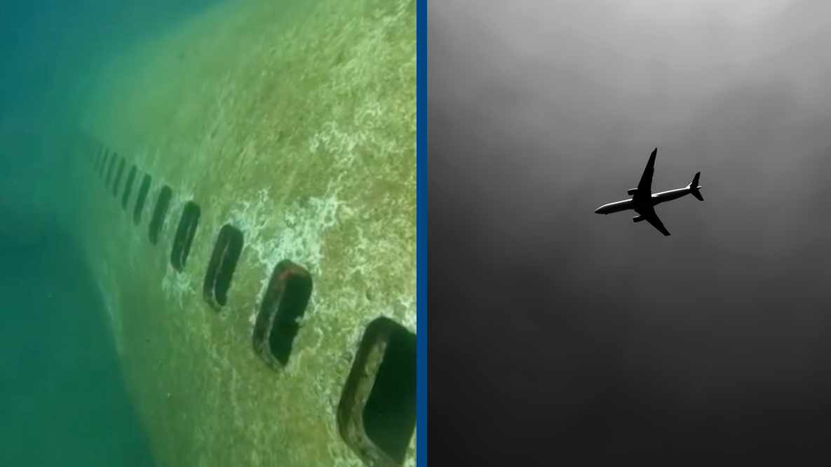 sunken plane found