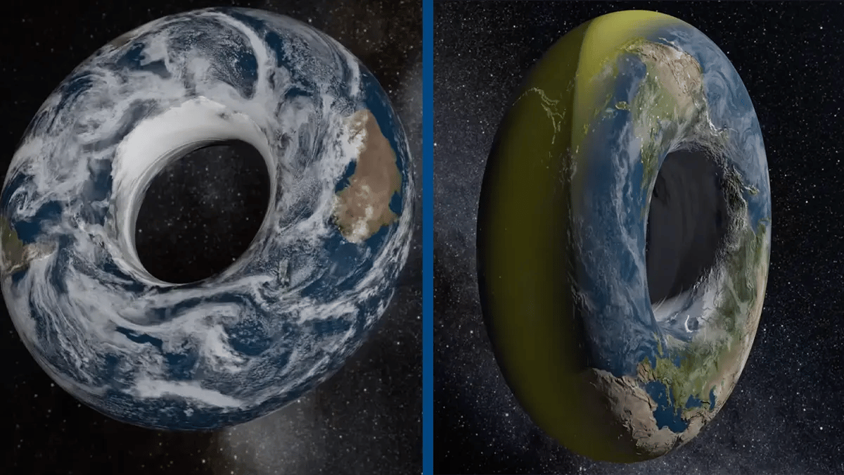 Donut Planet Earth There Are People Who Believe Earth Is Shaped Like A