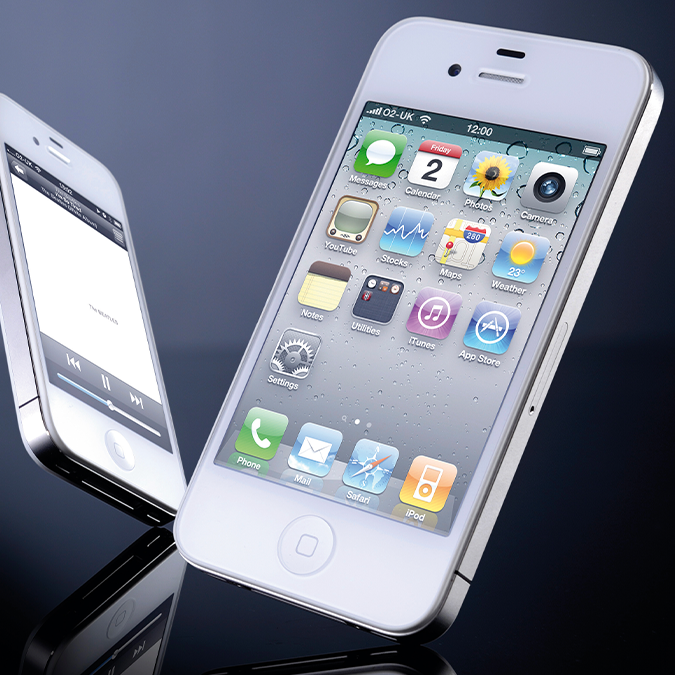 blue ring around iphone screen