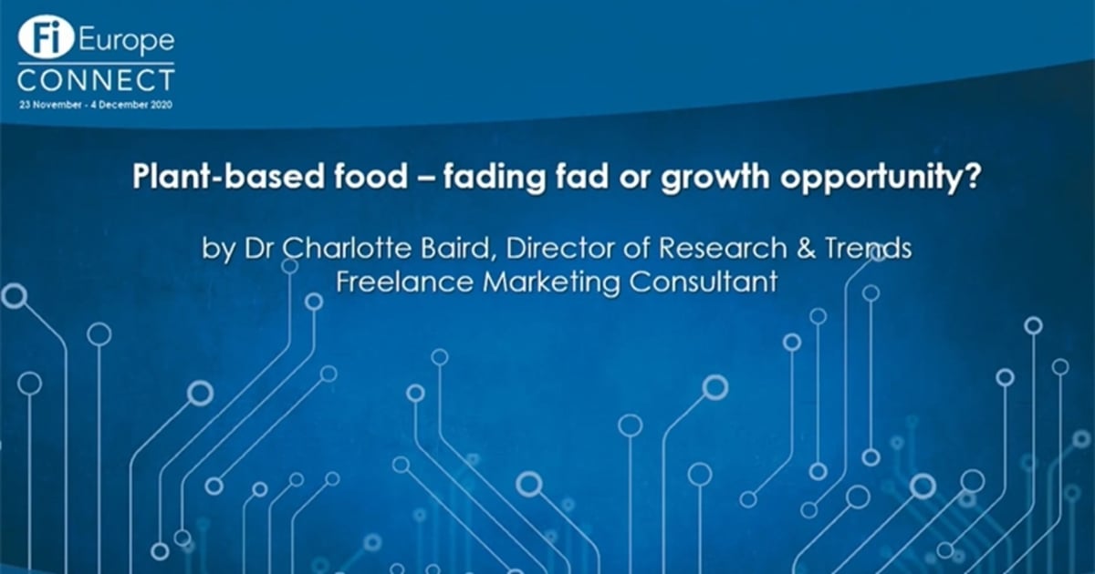 Plant-based food – fading fad or growth opportunity? [Webinar]