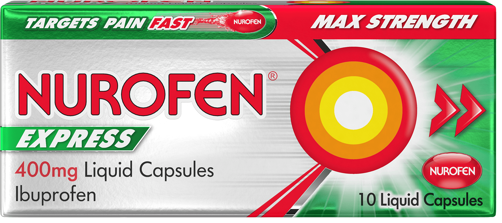 Nurofen Express 400mg Liquid Capsules Nurofen