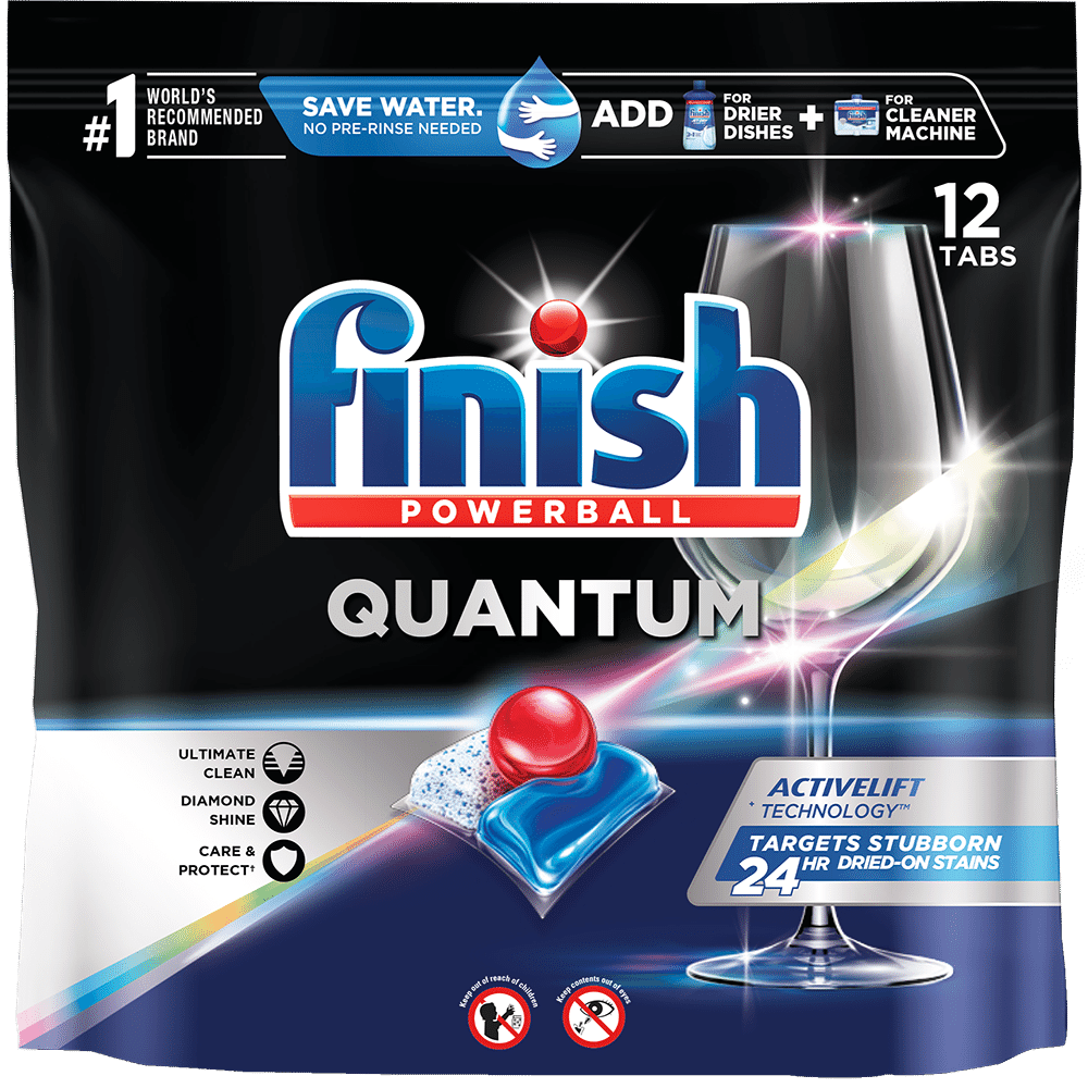 Finish® Powerball Quantum Dishwasher Pods 12 ct | Finish®