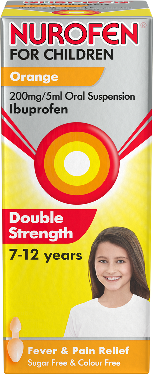 Nurofen for Children Orange Double Strength 7-12 Years | Nurofen