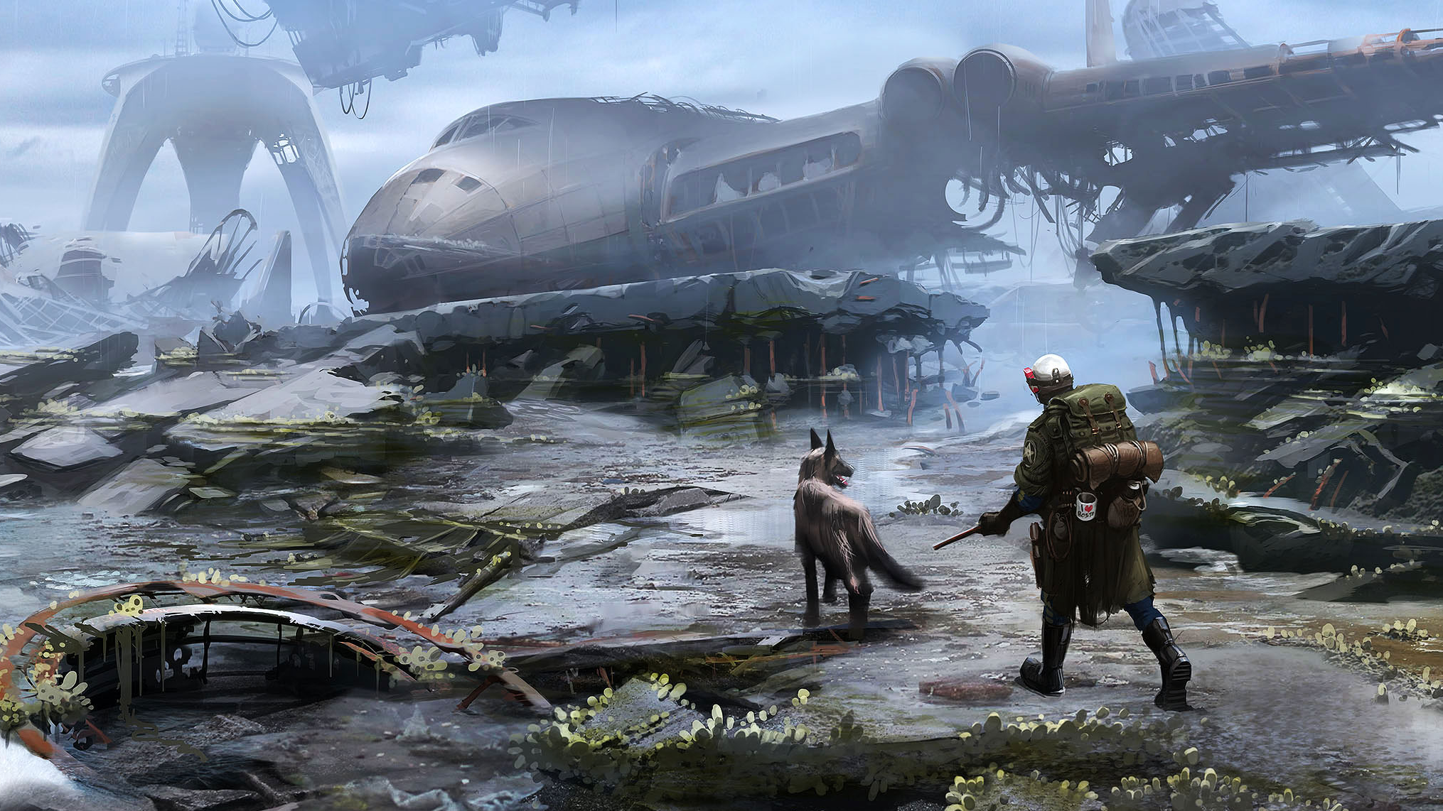 Concepto De Fallout Falls
