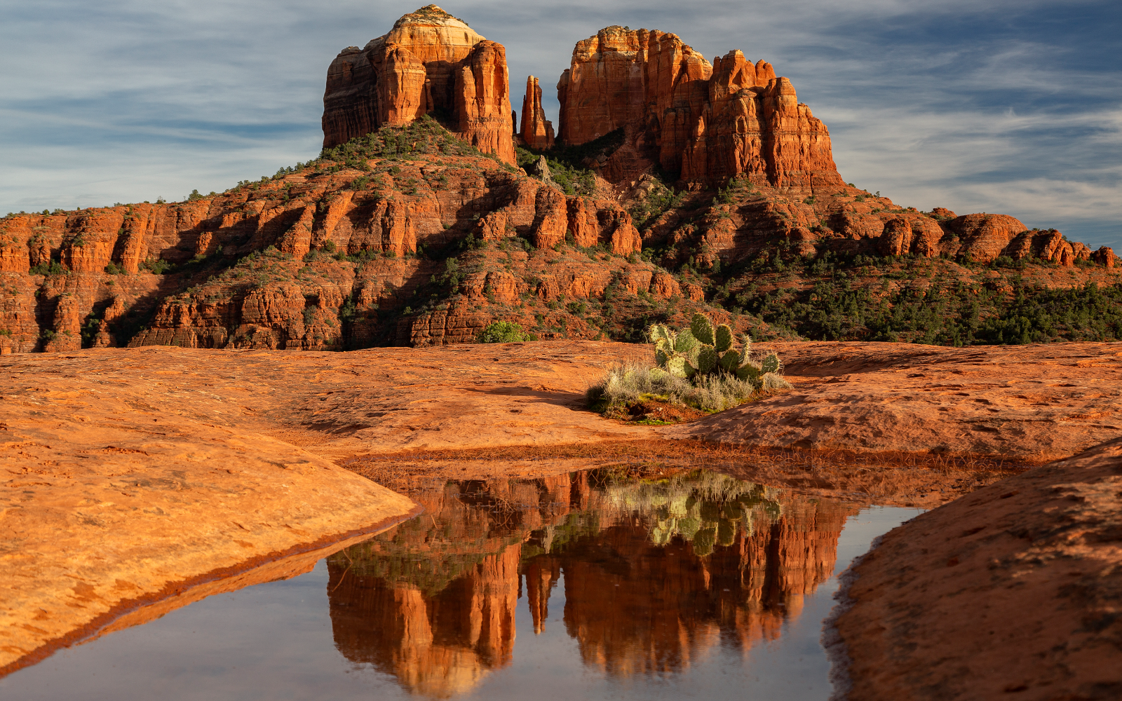 The vibrant hues at Red Rock State Park make for an impressive landscape