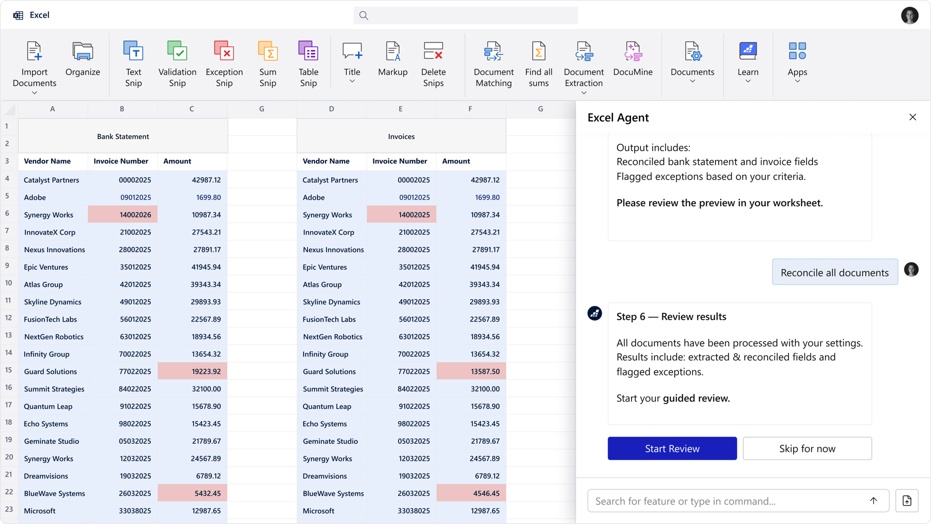 DataSnipper - Intelligent Automation Platform