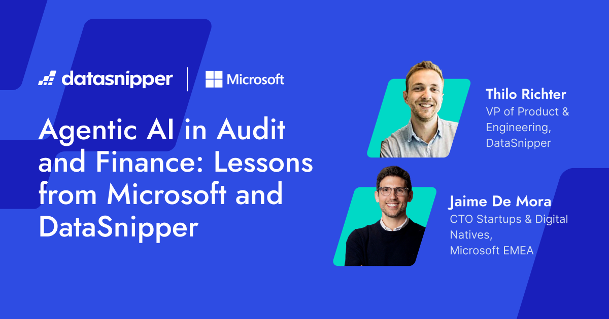 Agentic AI in Audit and Finance: Lessons from Microsoft and DataSnipper
