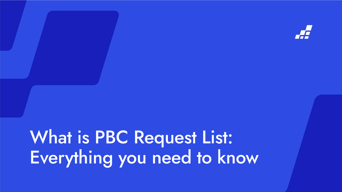 What is PBC list and PBC request list