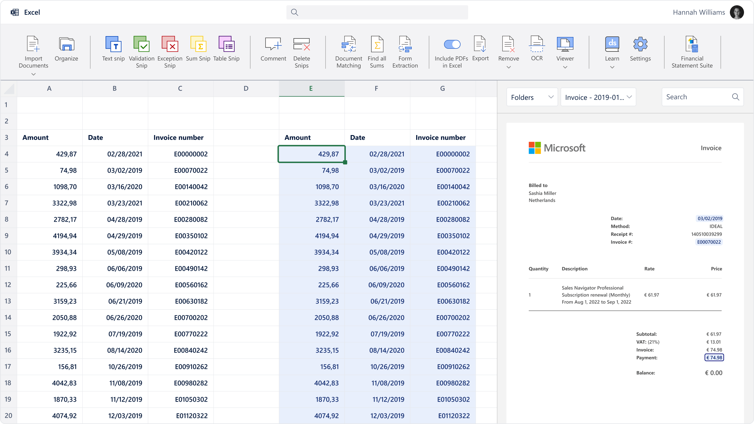 DataSnipper - Intelligent Automation Platform