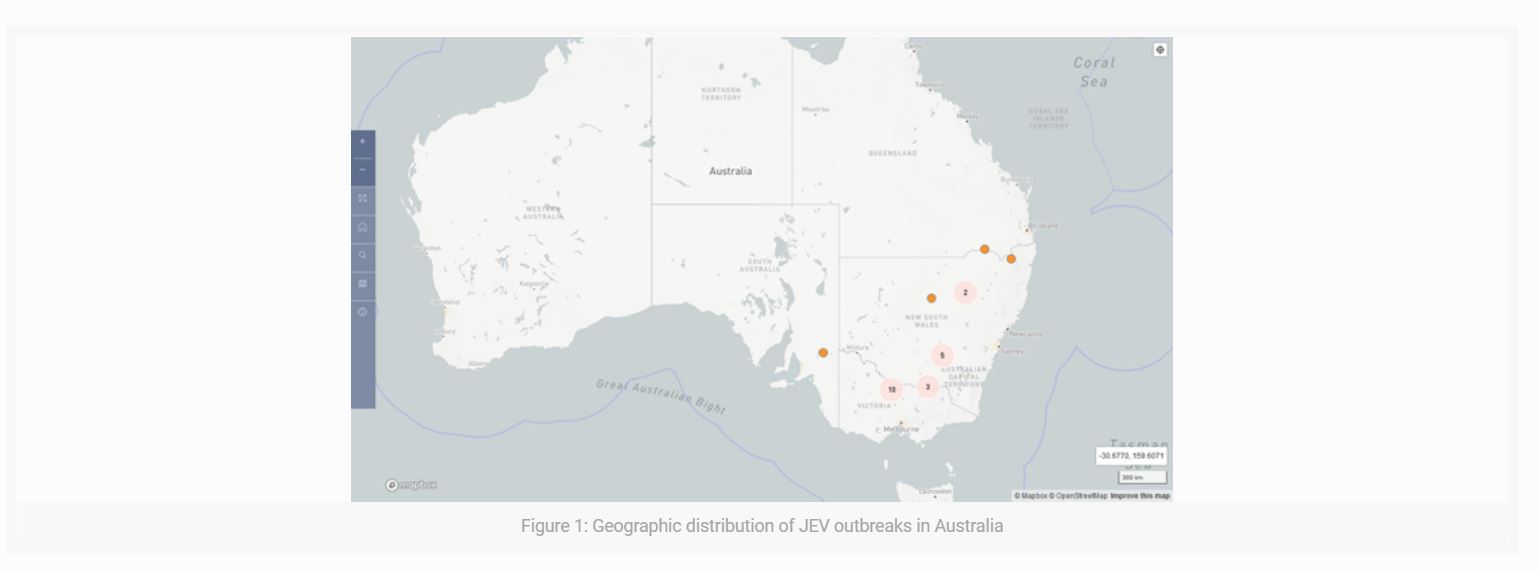 SHIC details Japanese encephalitis virus outbreak in Australia