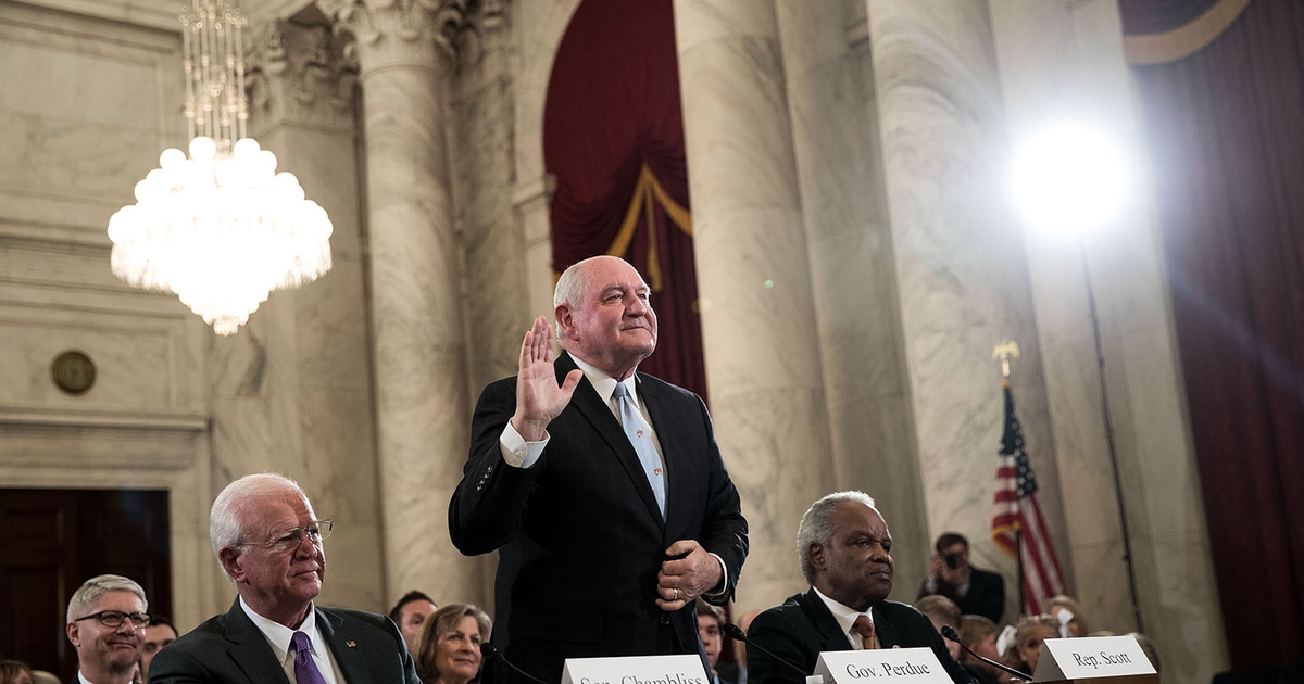 Perdue pledges to advocate and fight for U.S. agriculture Perdue pledges to advocate and fight for U.S. agriculture