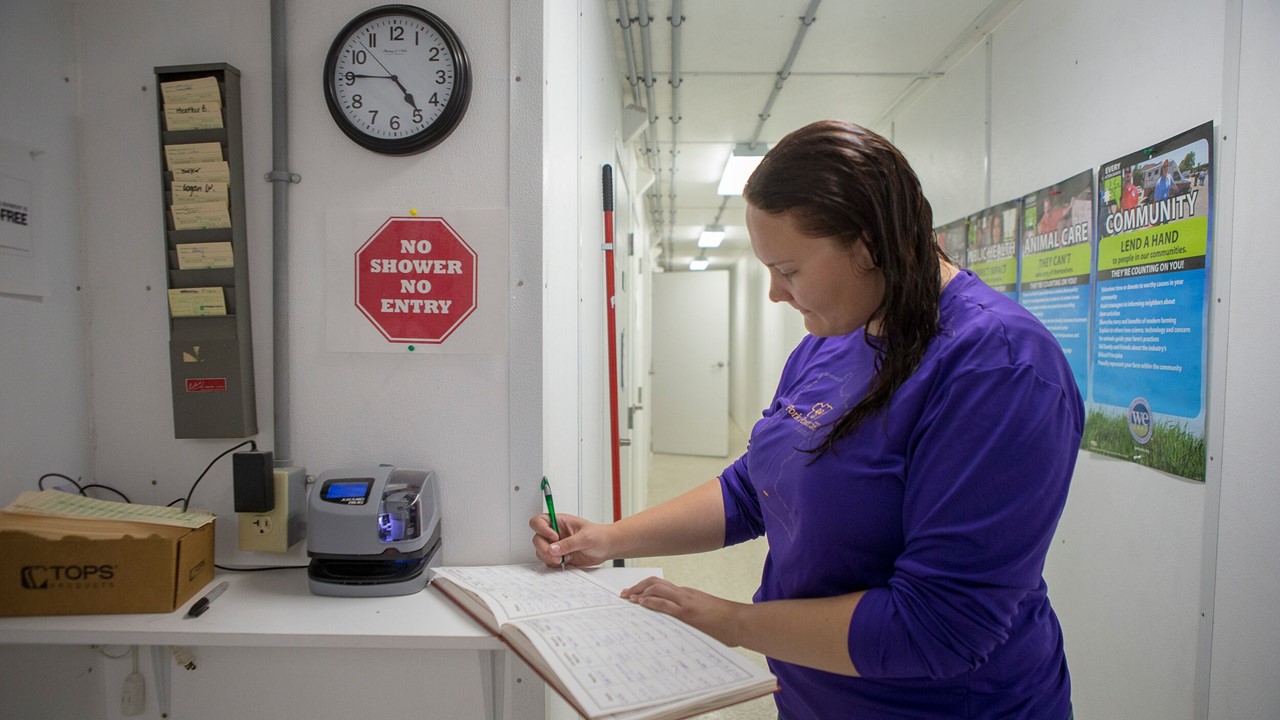 Danish entry, hair nets key to microbial control