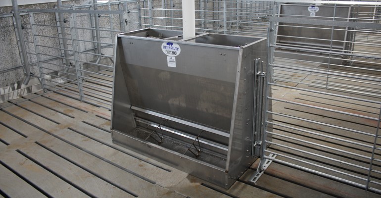 Progressive show pig breeder builds unique development barn.