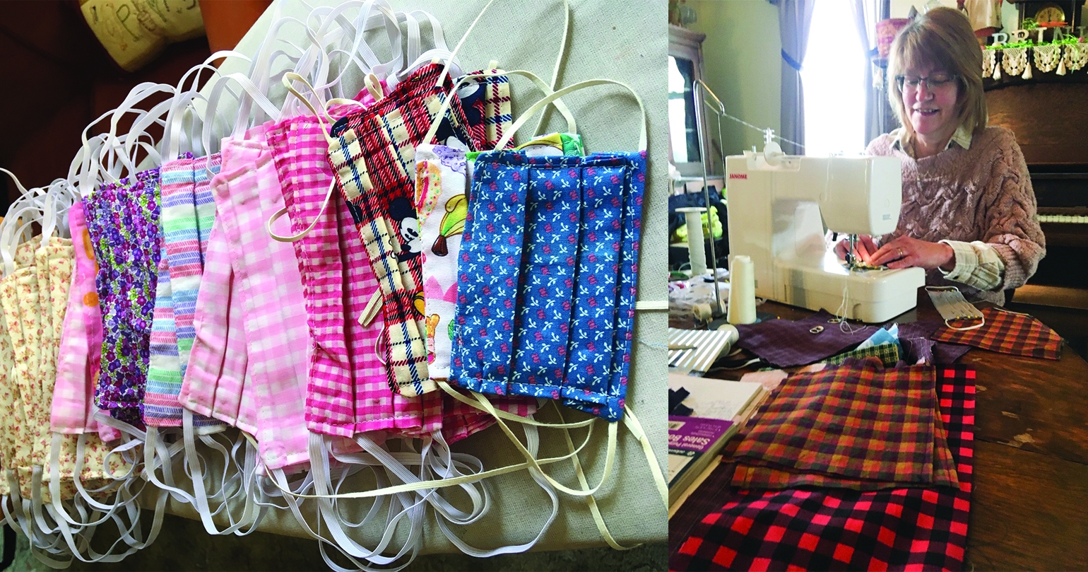 Illinois pork producer sews more than 1,300 masks for community