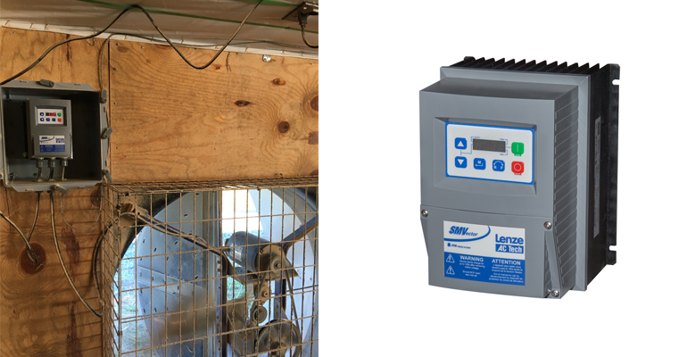 Convert large fans to minimum winter fans