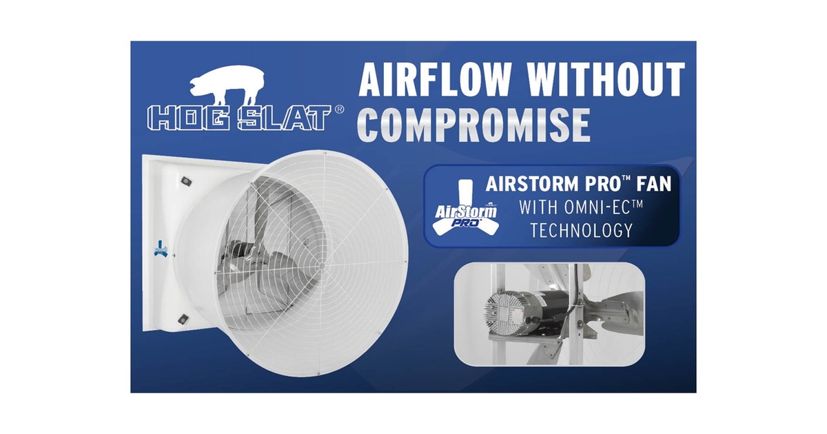 Hog Slat announces launch of AirStorm Pro Fan Line