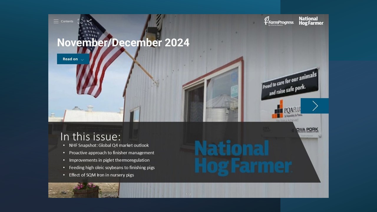 National Hog Farmer, your source for hog production, management and ...