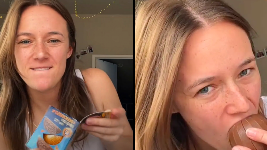 TikToker responds after horrifying Brits with method of biting into a ...