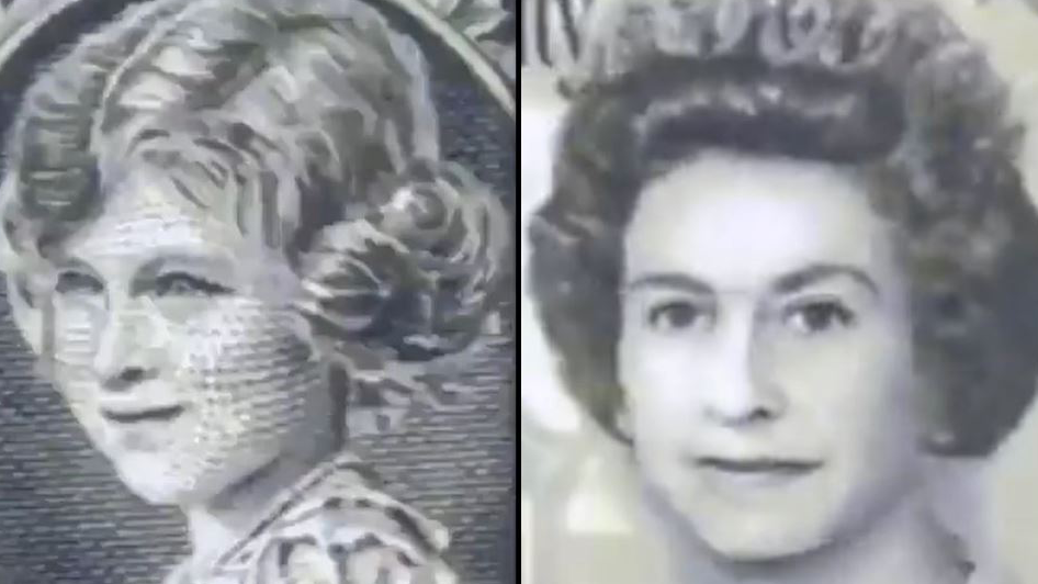 Video shows how bank notes changed over the years with the Queen's face ...