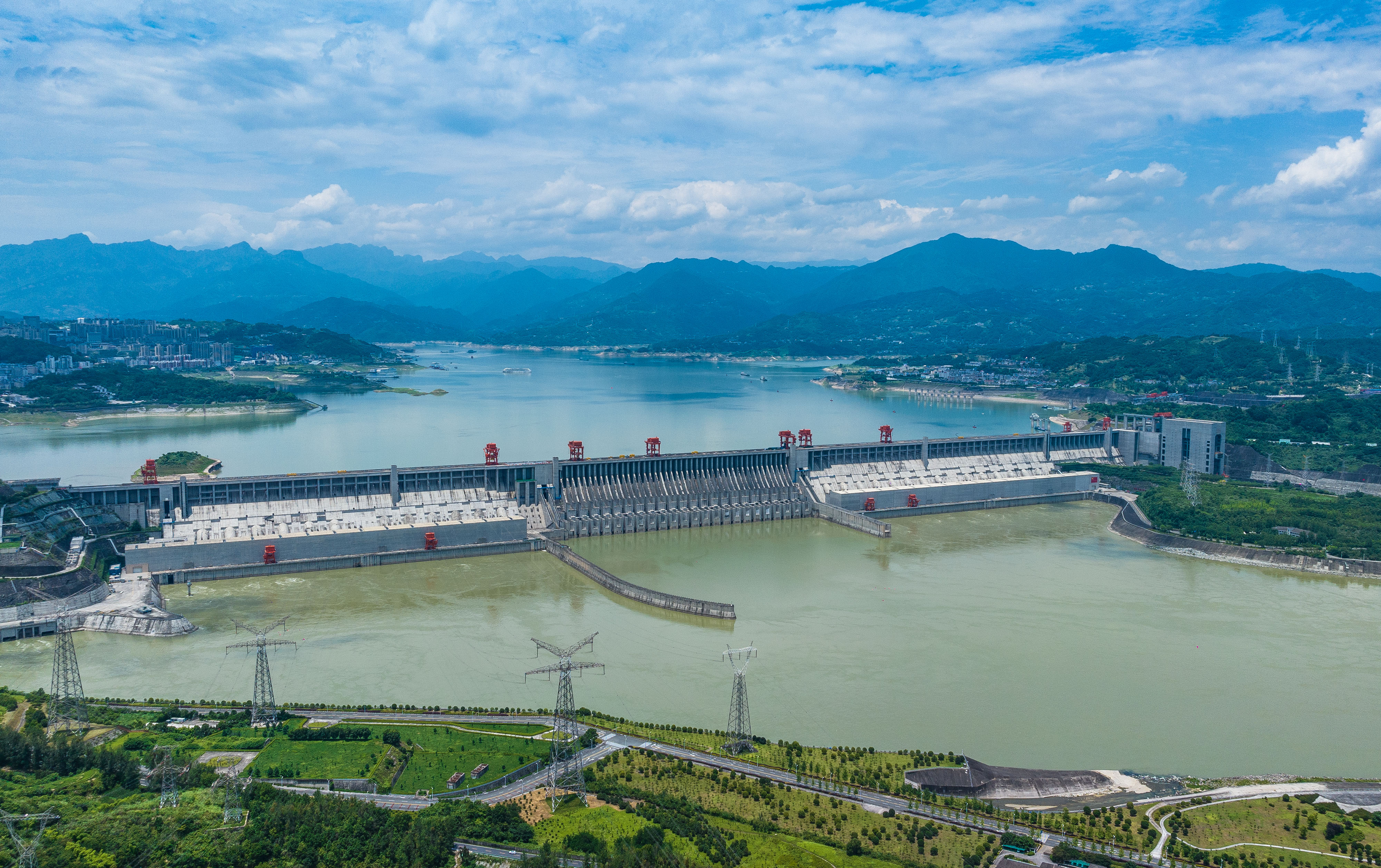 Three Gorges Dam Before And After