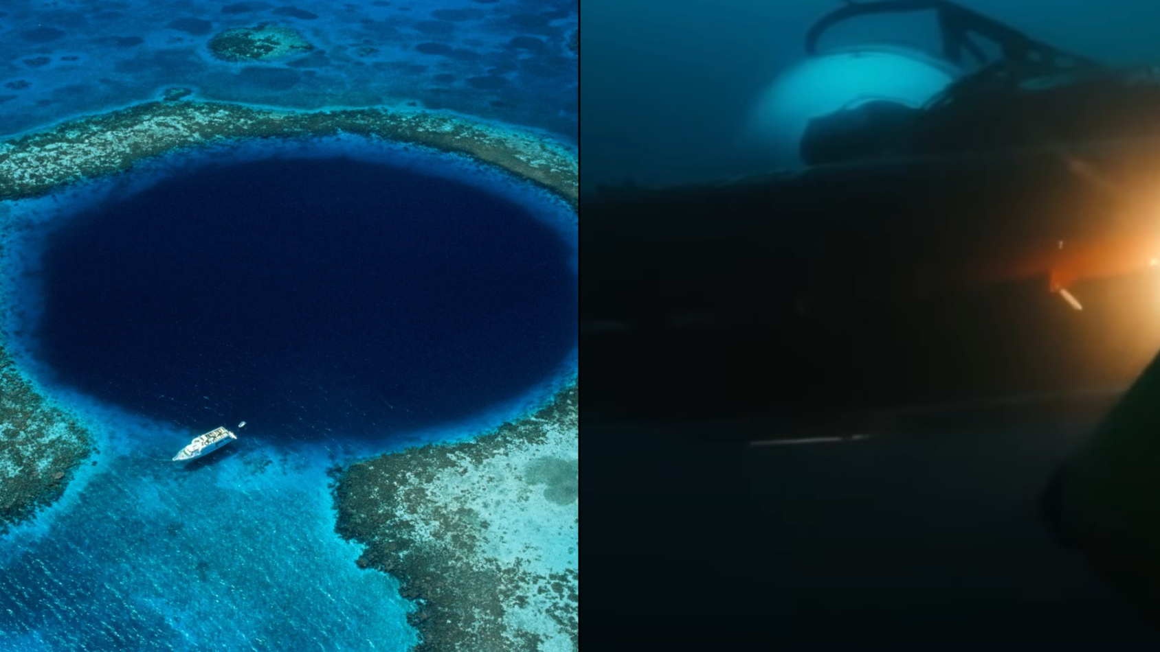 Great Blue Hole Underwater