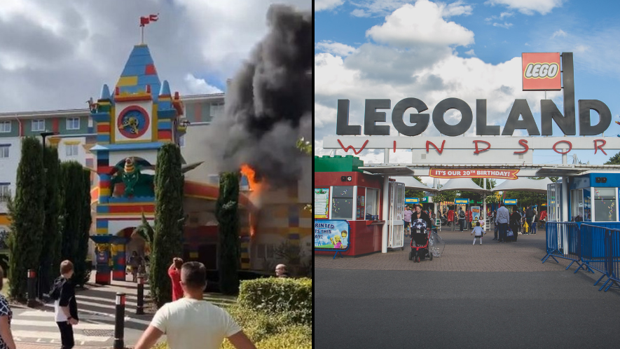 Guests Evacuated As Massive Fire Breaks Out At Legoland Windsor ...