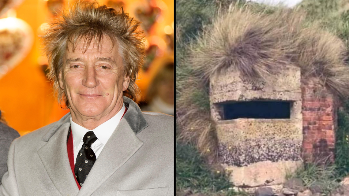 Rod Stewart hilariously responds to meme of bunker that looks just like ...