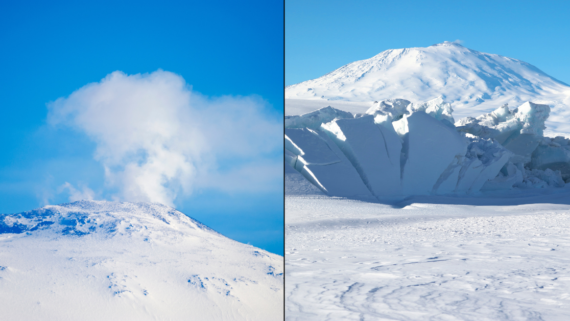 Mount Erebus Eruption