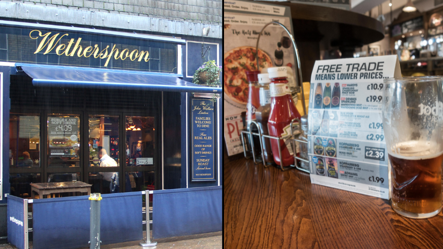 Wetherspoon's pubs used to have a different name but Tim Martin changed ...