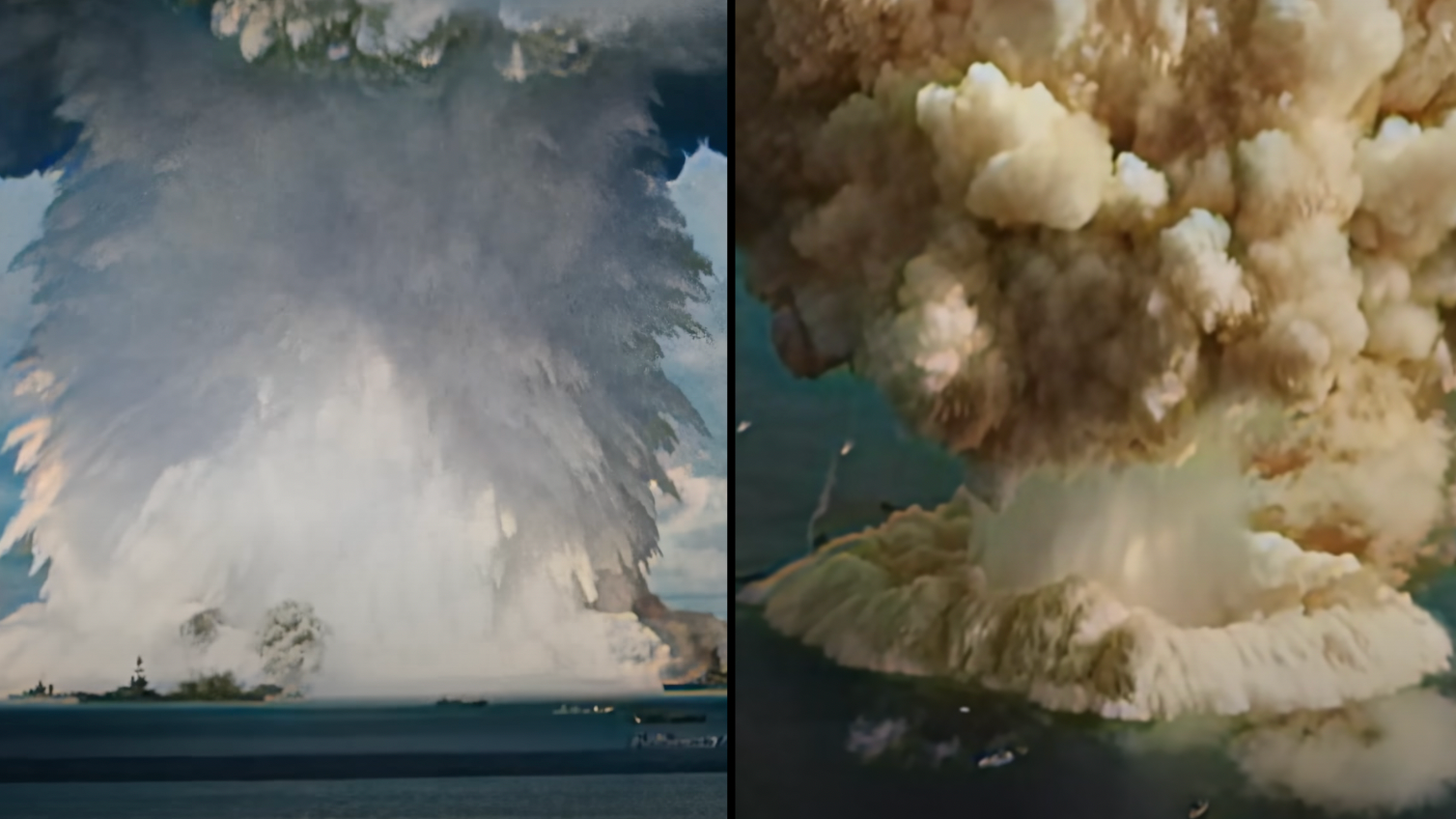 Nuclear Bomb Being Set Off Underwater