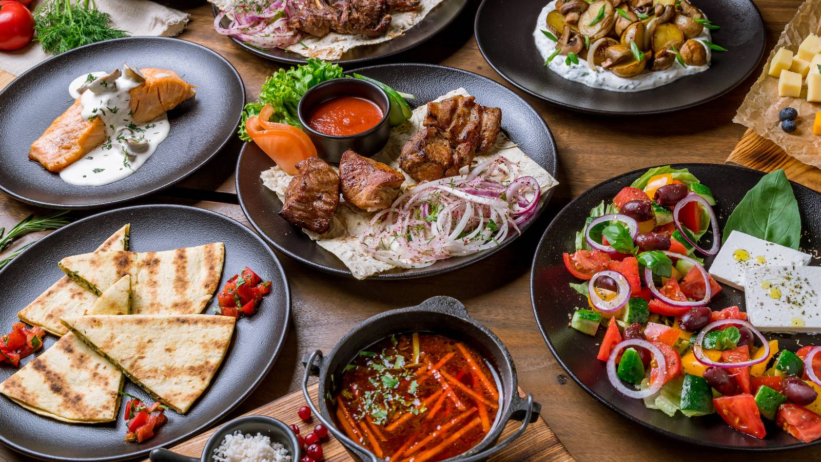 Eat like a Greek @ Mad Giant Food Hall Preston deal | 25% off total ...