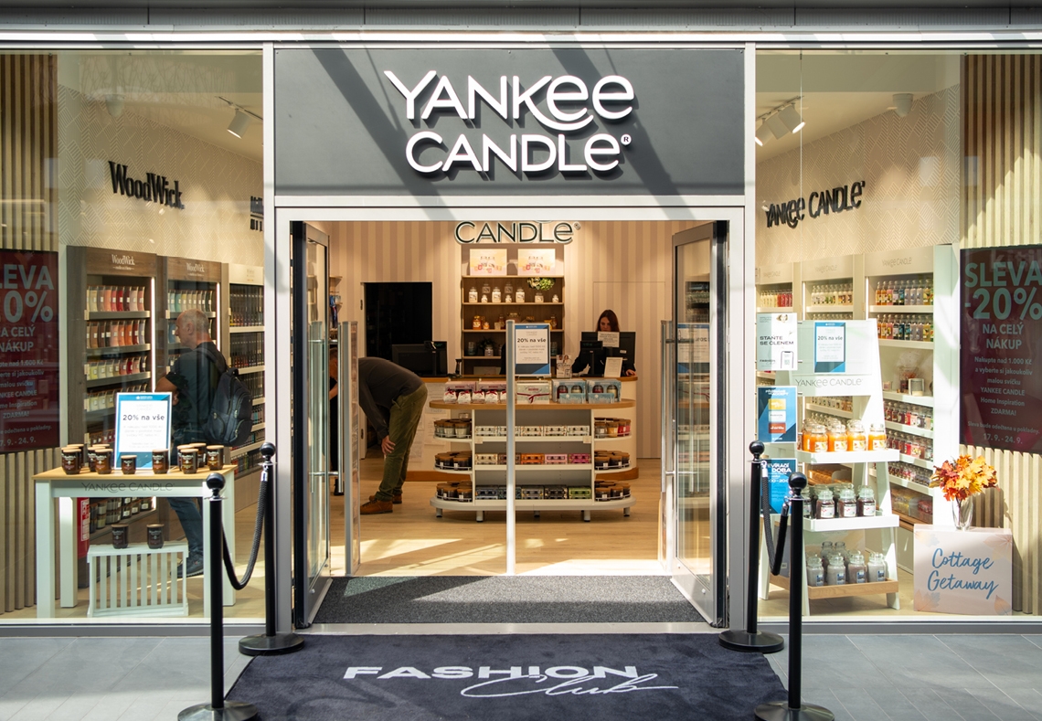 Yankee Candle Fashion Arena Prague Outlet