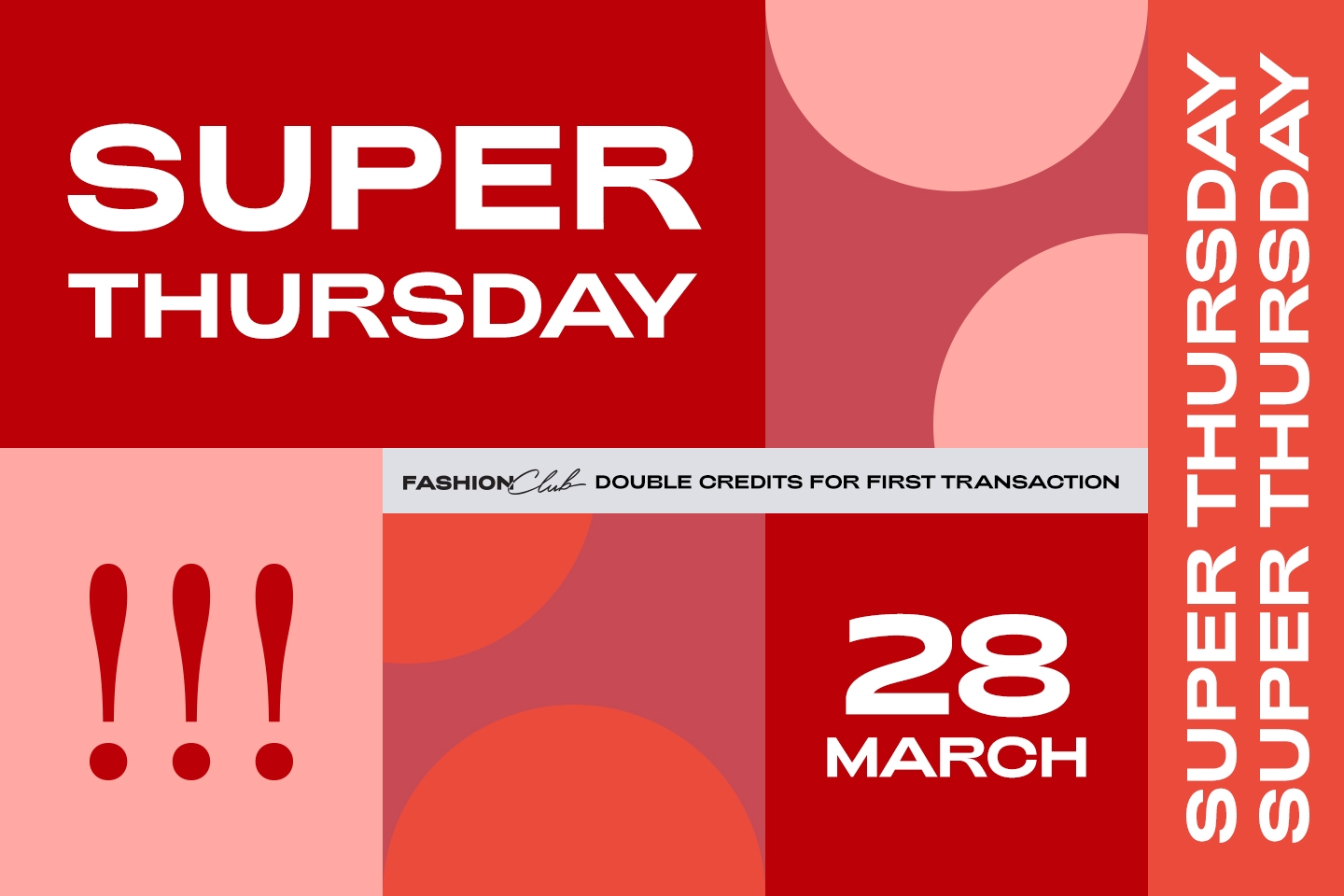 Super Thursday 28 March | Fashion Arena Prague Outlet