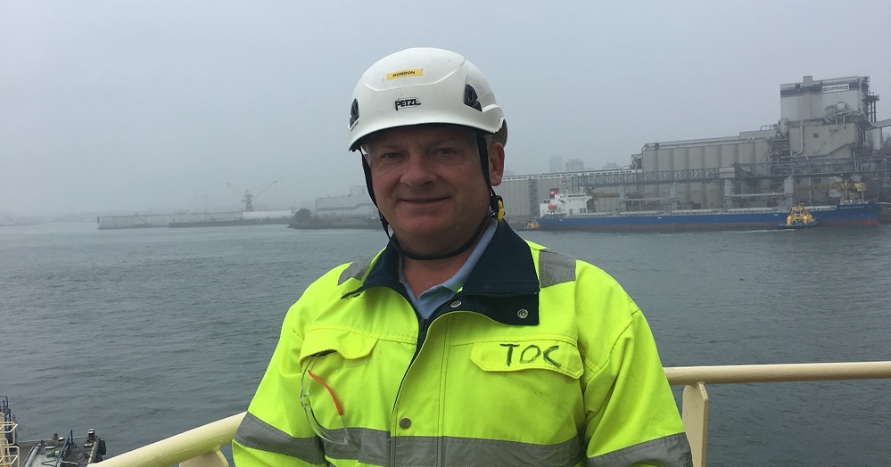 Gordon Foot awarded UK Merchant Navy Medal for Meritorious Services