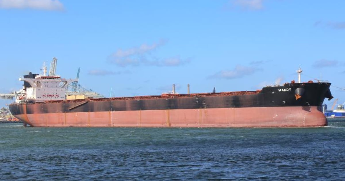 Two dead in fire on bulk carrier Mandy
