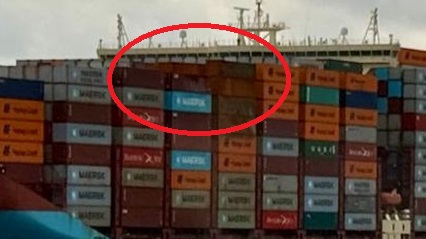 General average declared on the Marie Maersk