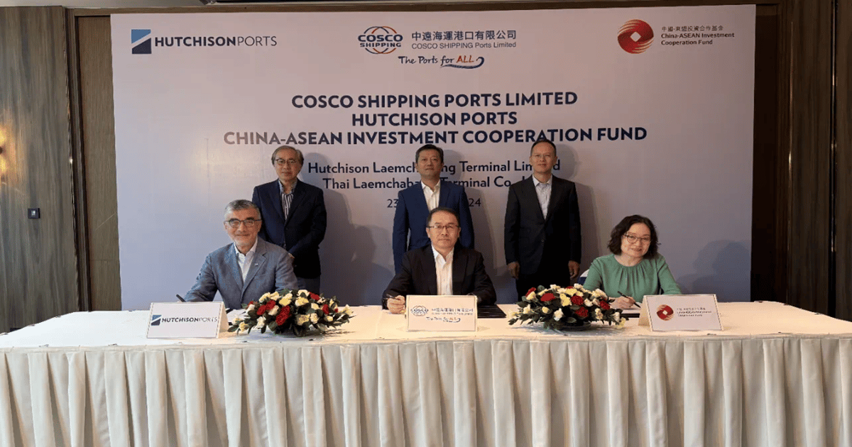 Cosco Shipping Ports moves into Laem Chabang with terminal stakes